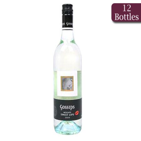12 x White Wine - 2012 Gossips Moscato (Sweet Lips)