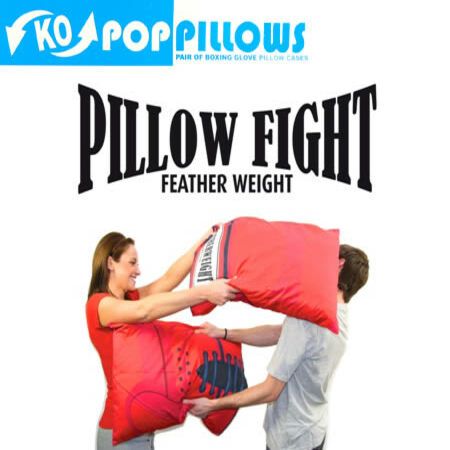 Pop Pillows Pair of Boxing Glove Pillow Cases - Pillow Fight