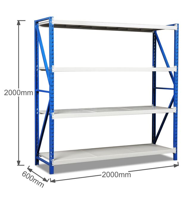 2M x 2M Warehouse Storage Rack & Shelves | Crazy Sales