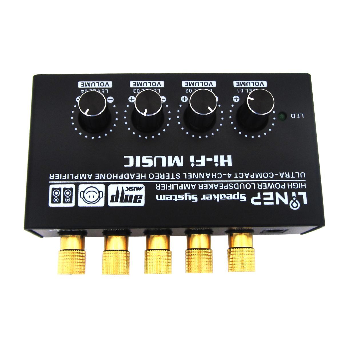 A Out Audio Signal Amplifier Headset Amplifier Preamp Amplifier Out ...
