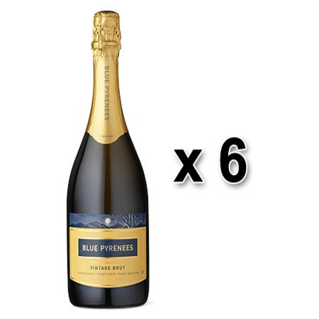 6 x Sparkling Wine - 2009 Blue Pyrenees Vintage