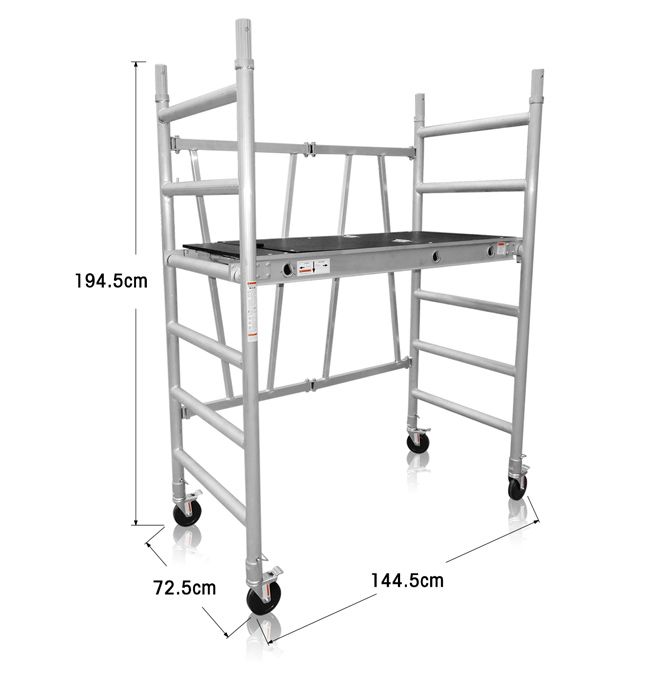 Aluminium Foldable & Lightweight Safety Scaffolding | Crazy Sales