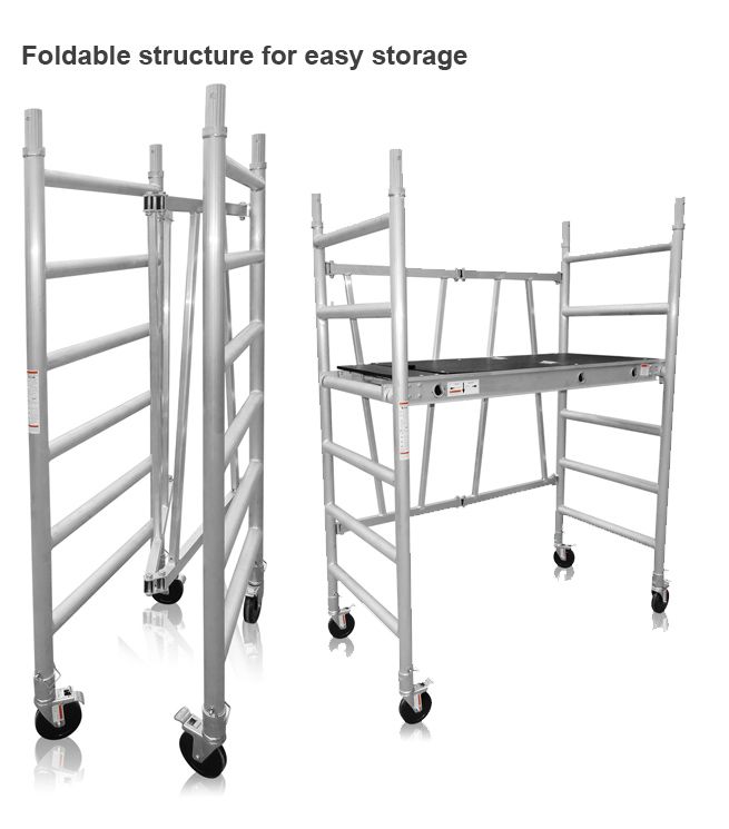 Aluminium Foldable & Lightweight Safety Scaffolding | Crazy Sales