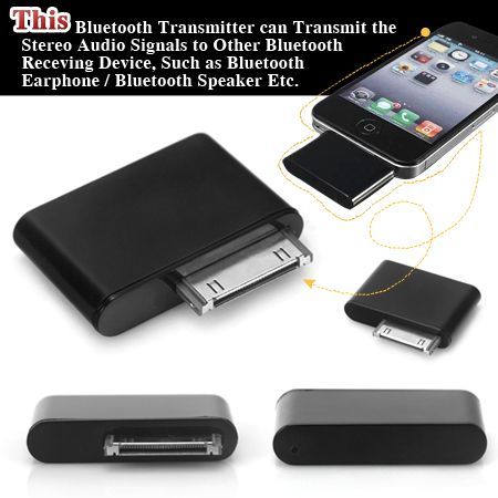 Bluetooth Adapter Dongle Transmitter for iPod Mini iPod Classic iPod ...