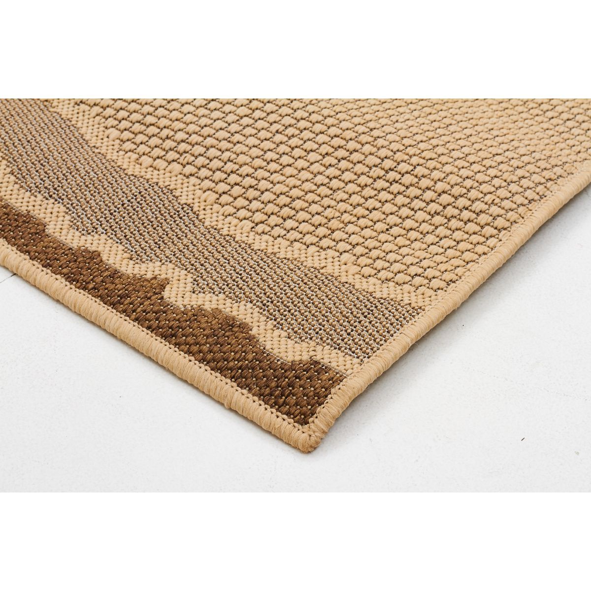Indoor/Outdoor Wave Rug Beige Brown-270cmx180cm | Crazy Sales