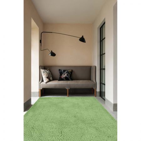 Texture Shag Rug Lime-280cmx190cm