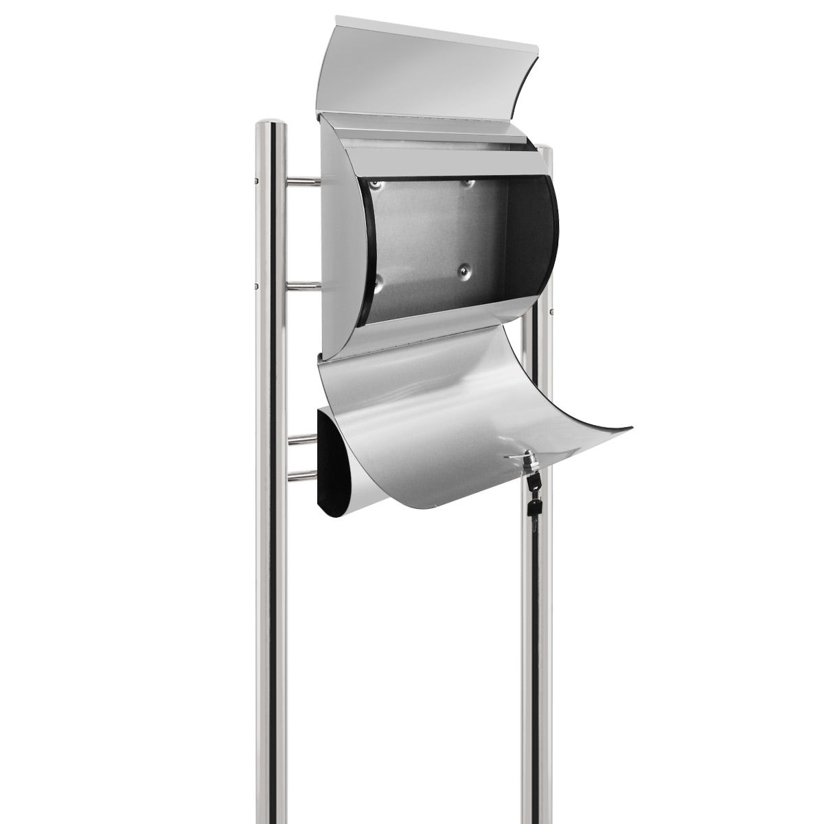 304 S/S Townhouse Mailbox LETTERBOX Courier Box with Stand | Crazy Sales