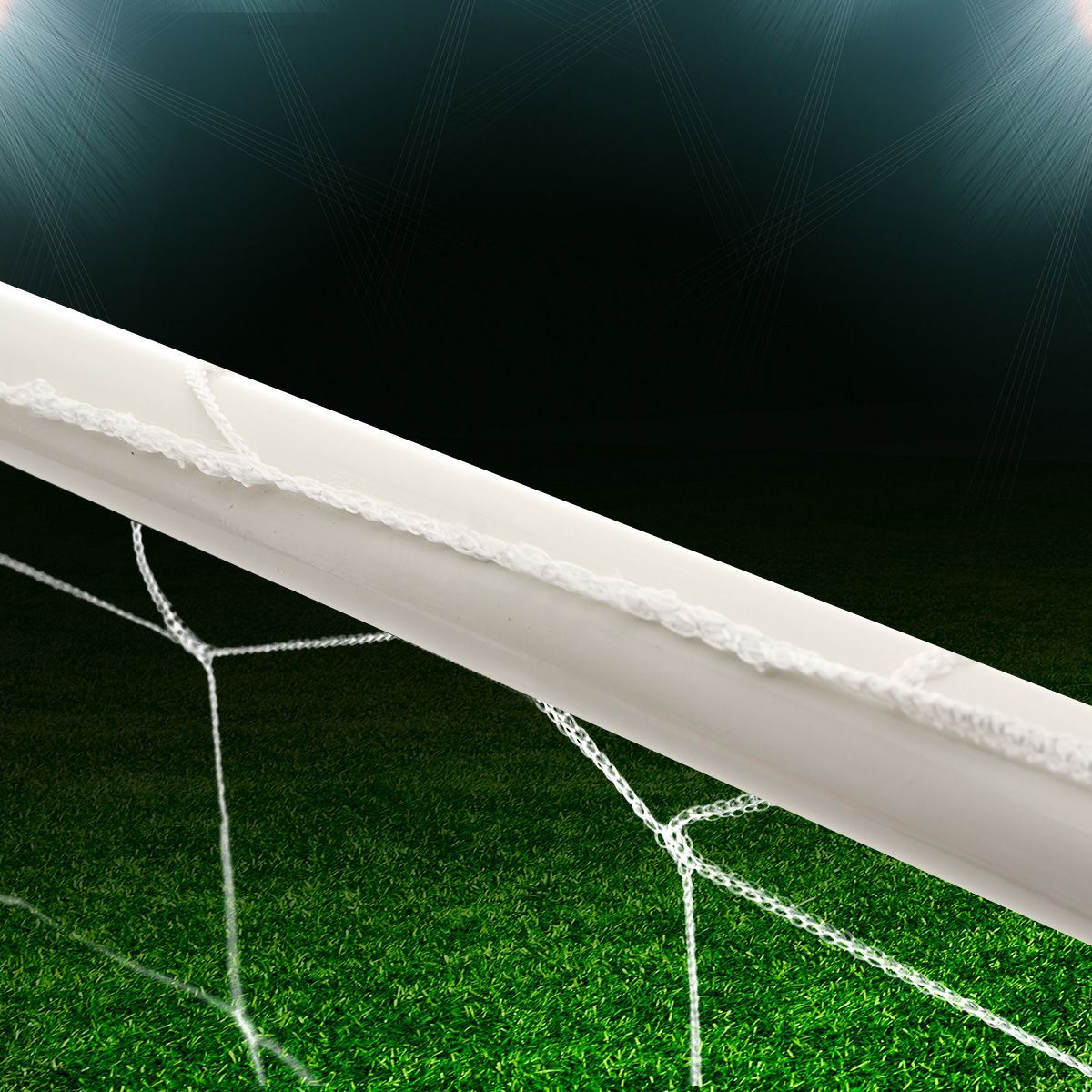 1.88 x 1.25 Metre White Soccer Goal | Crazy Sales