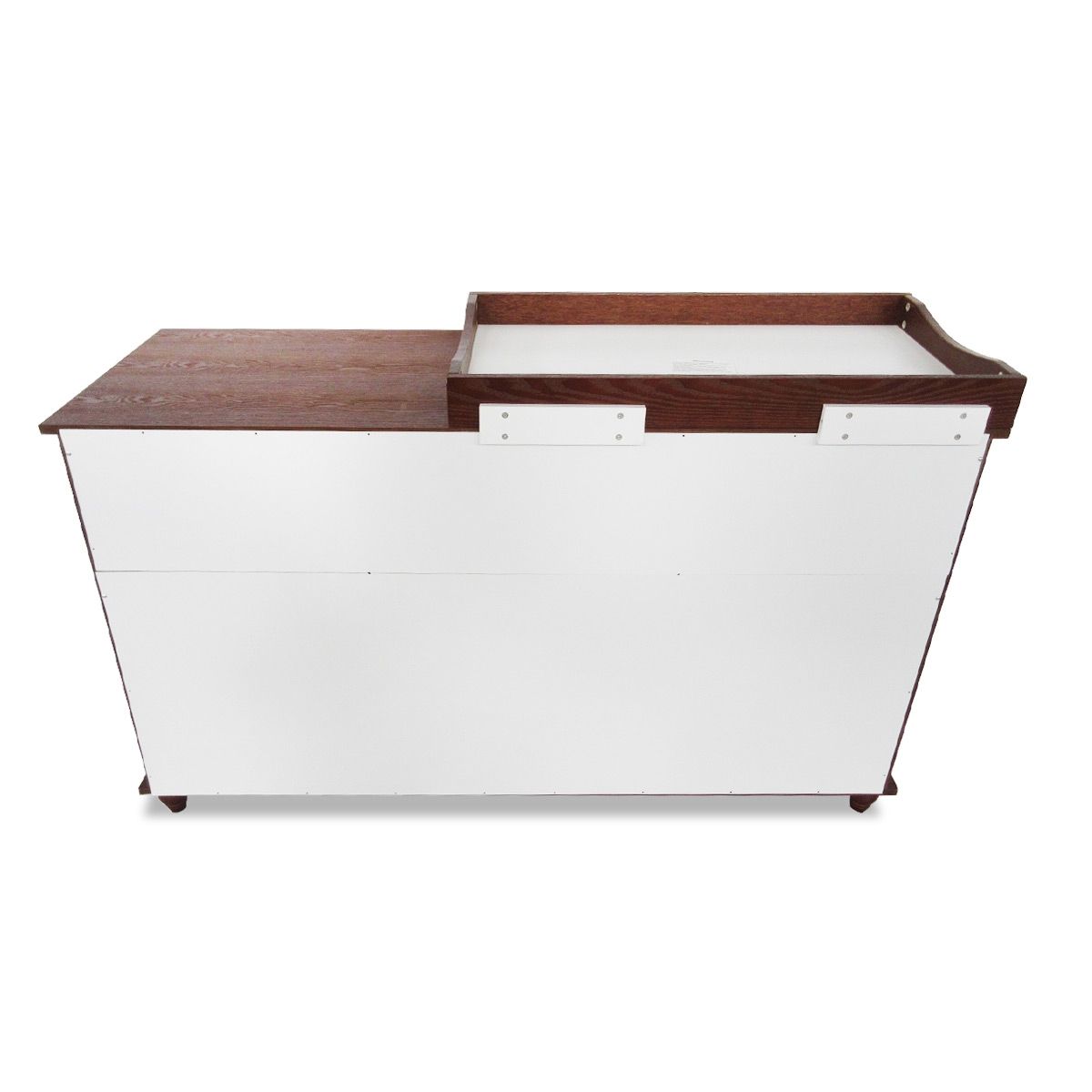 Walnut Baby Changing Table with Four Drawers-Small | Crazy Sales
