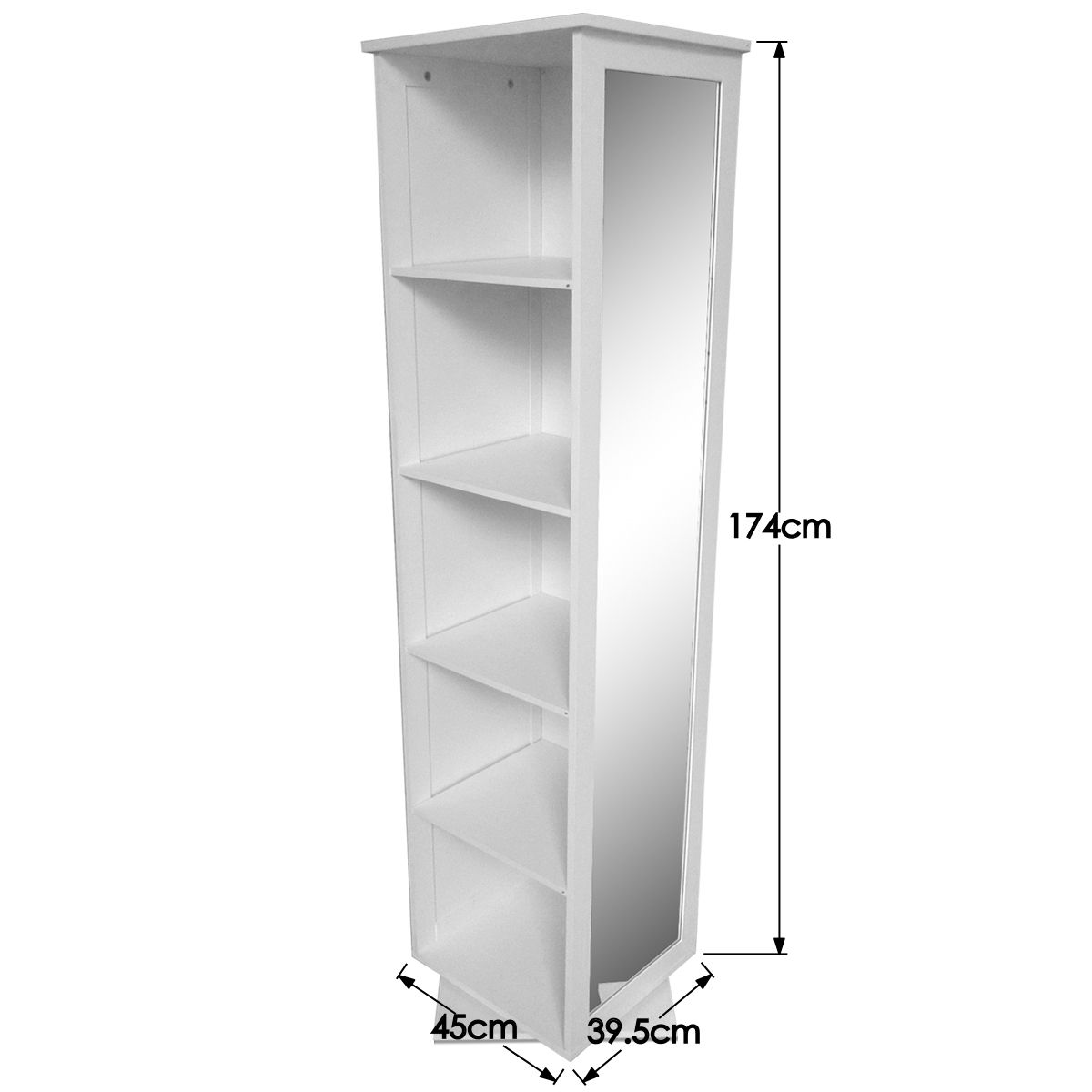 5-Compartment Cubed Swivel Storage Cabinet | Crazy Sales