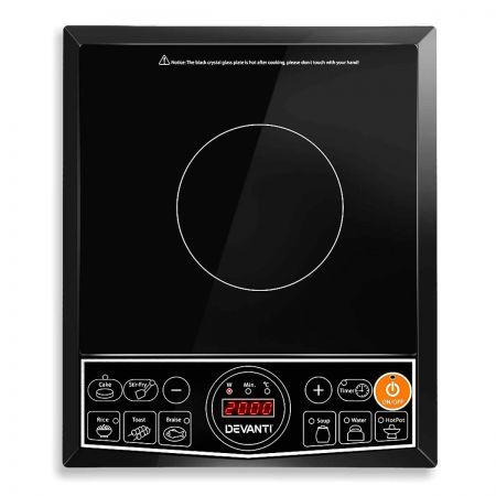 Devanti Induction Cooktop Portable - Single